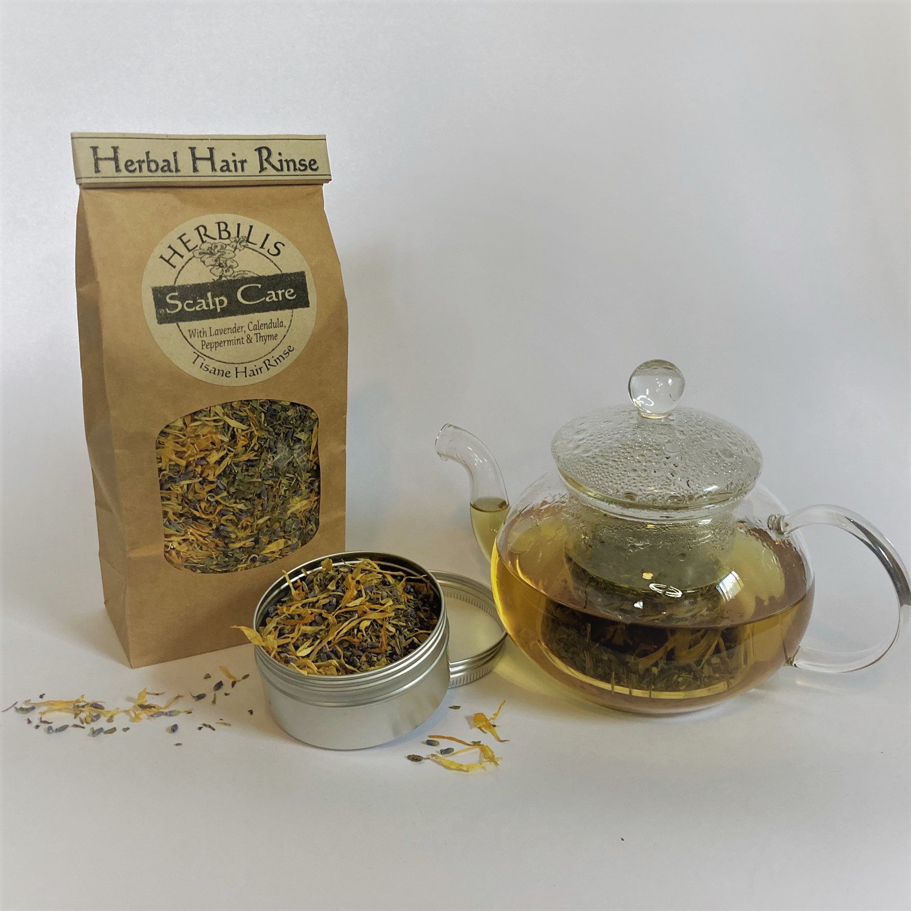 Scalp Care Herbal Hair Rinse – Herbilis